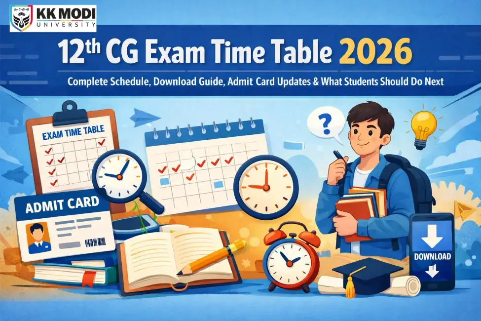12th CG Exam Time Table 2026: Full Schedule & Subject Dates